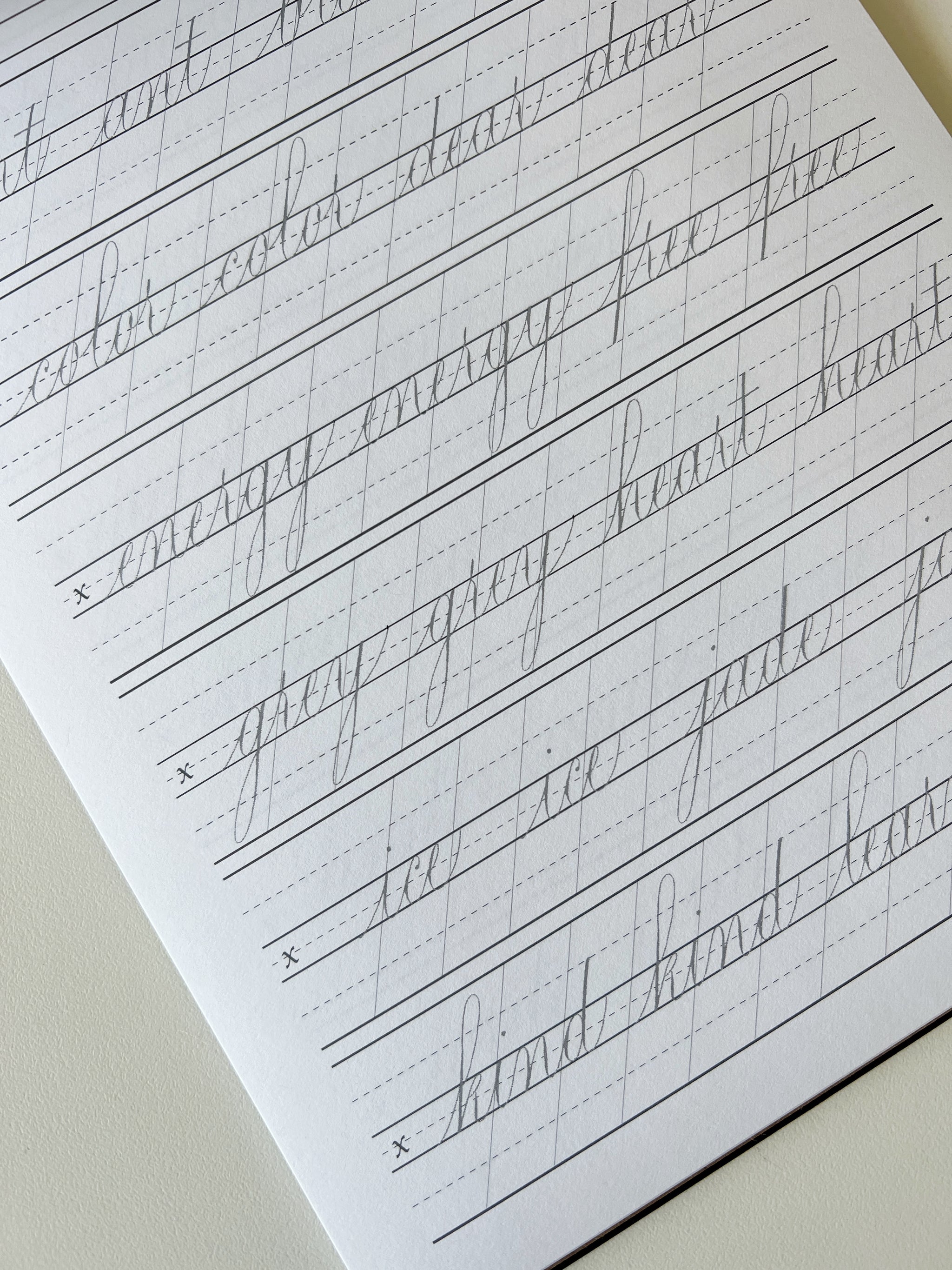 Copperplate Practice Pad - Lowercase/Uppercase Bundle Set – Logos ...