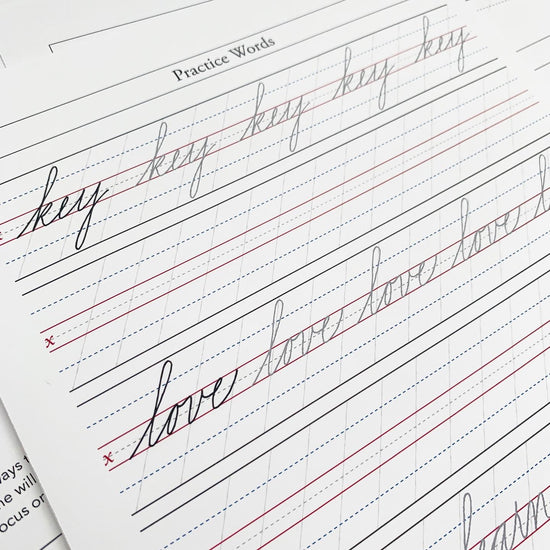 Digital Cursive Practice Workbook - Lowercase Letters – Logos ...