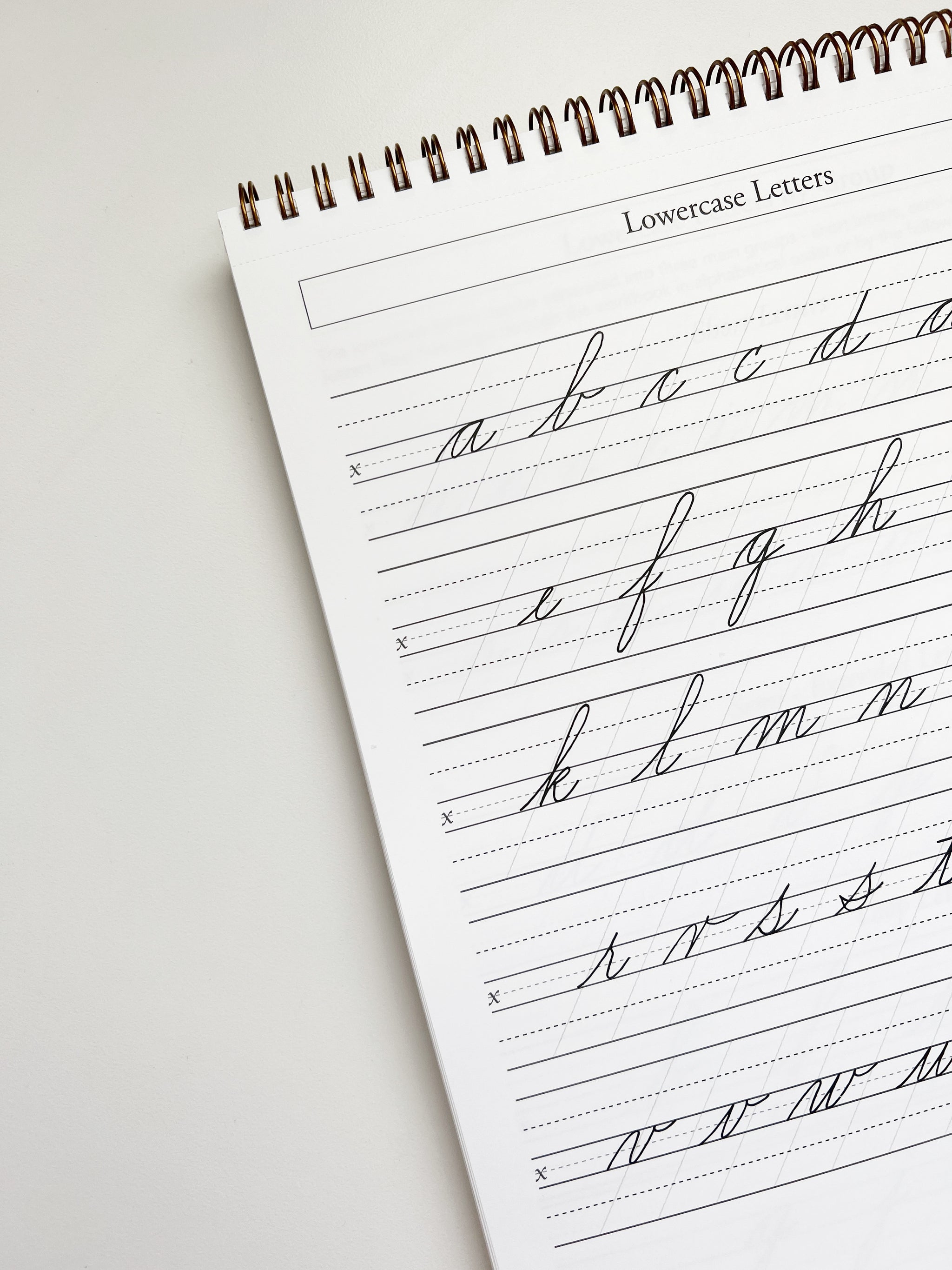 Cursive Practice Workbook - Lowercase Letters – Logos Calligraphy & Design