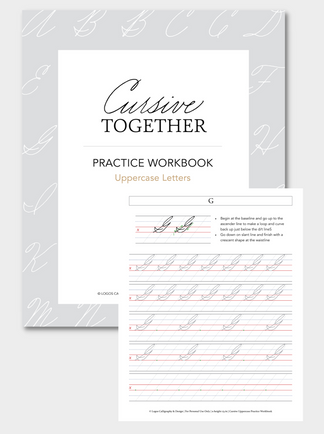 Digital Cursive Practice Workbook - Uppercase Letters – Logos ...